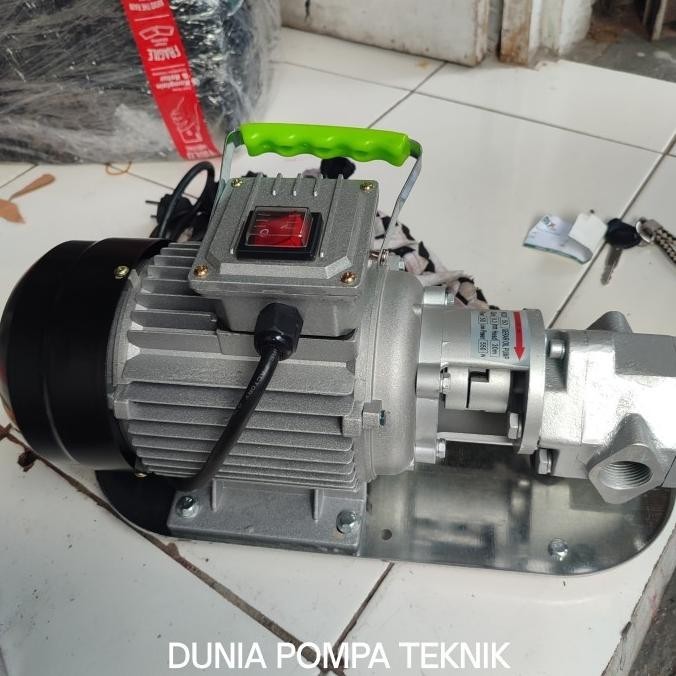 Jual Pompa Gear Pump Wcb 100 Lpm 220V Transfer Minyak Solar Stainless ...