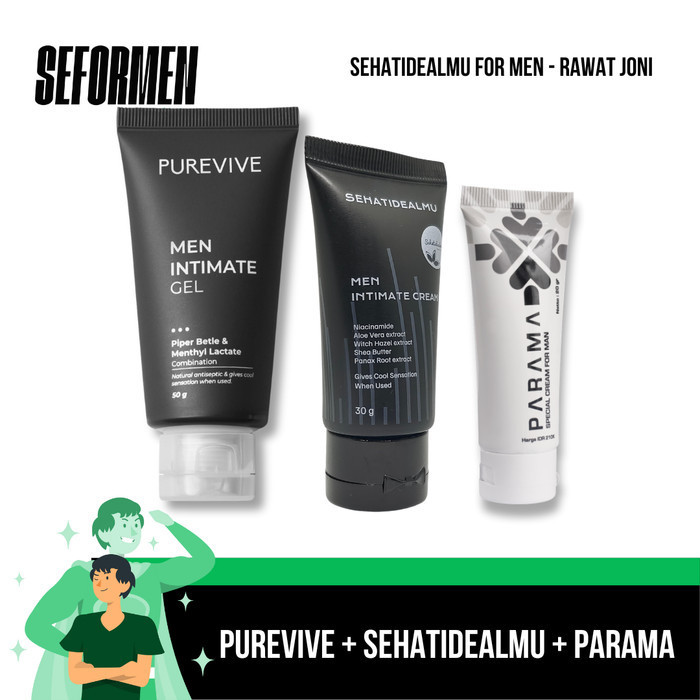 Jual Purevive Men X Sehatidealmu X Parama Cream 20 Gram | Shopee Indonesia