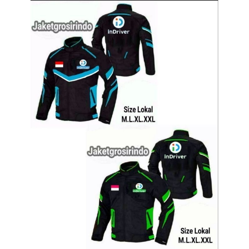 Jual jaket indriver terbaru adem di pakai tulisan bordir komputer ...