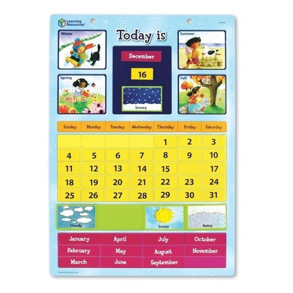 Jual Learning Resources Magnetic Learning Calendar | Shopee Indonesia