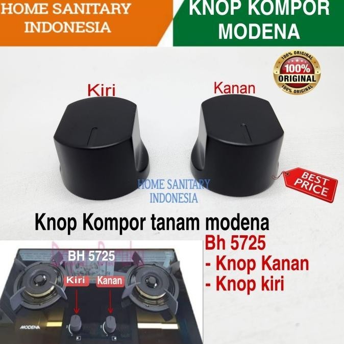 Jual Knop MODENA Bh 5725 knop knob Kompor Tanam Bh5725 Lo Lk BAbk ...