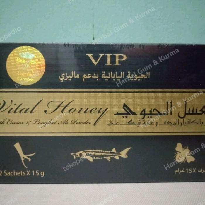 Jual Madu Kuat Arab Vital Honey From Malaysia Harga Sachetan | Shopee ...