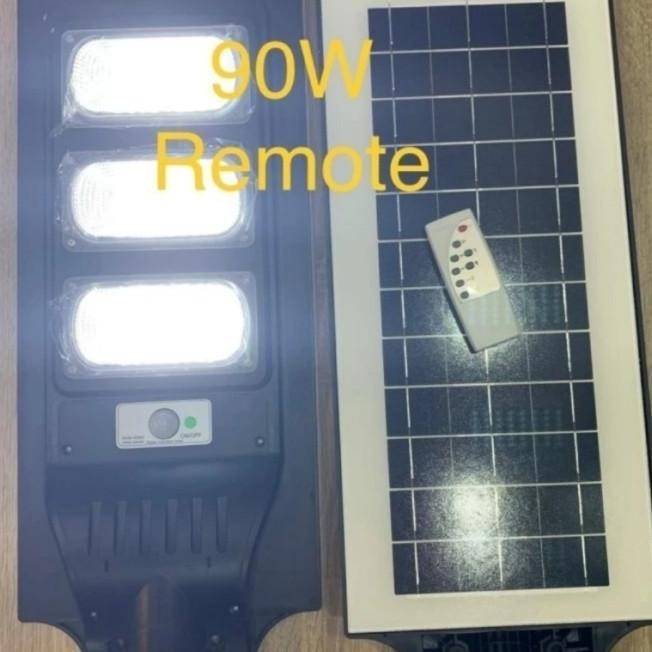 Jual Lampu Jalan Pju Solar Led 120 Watt 120W All In One Tenaga Surya ...