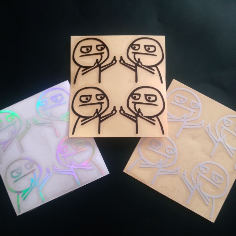 Jual Sticker MIDDLE FINGER FUCEK ANIMASI LUCU 3 | Shopee Indonesia