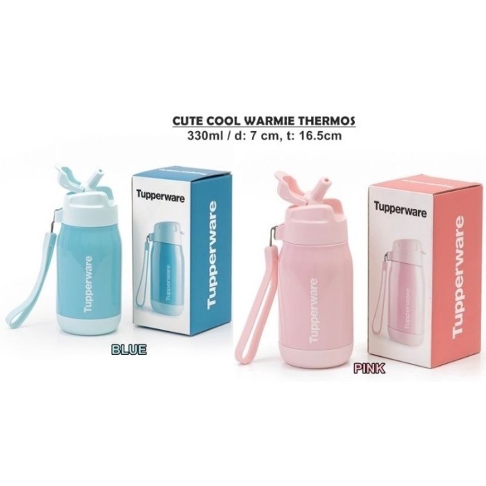 Jual Tupperware cute cool warmie termos / botol minum 1pcs | Shopee ...