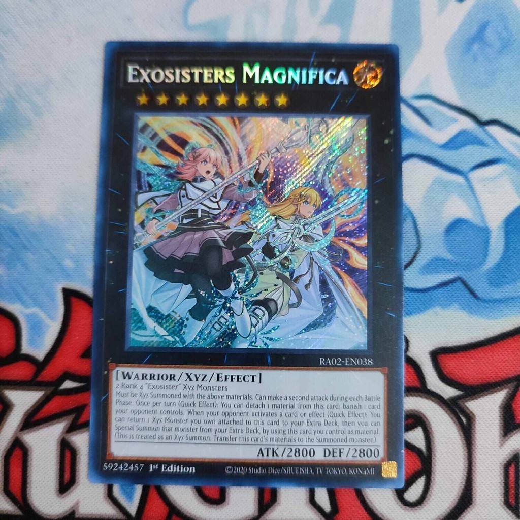 Jual yugioh exosisters magnifica RA02 secret rare original | Shopee ...