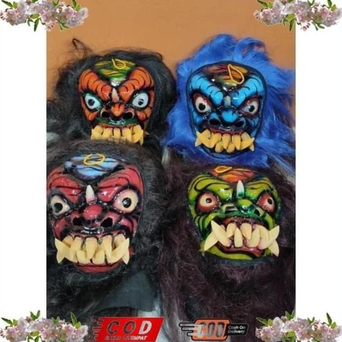 Jual Bismillah Terbaru Mainan Anak Topeng Buto Gedruk Barongan Kesenian ...