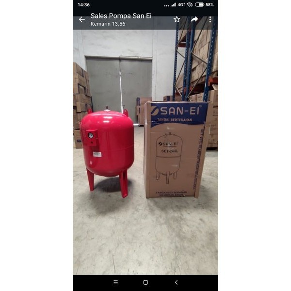 Jual PRESSURE TANK 100 LITER TANGKI POMPA AIR 100 LITER 10 BAR | Shopee ...