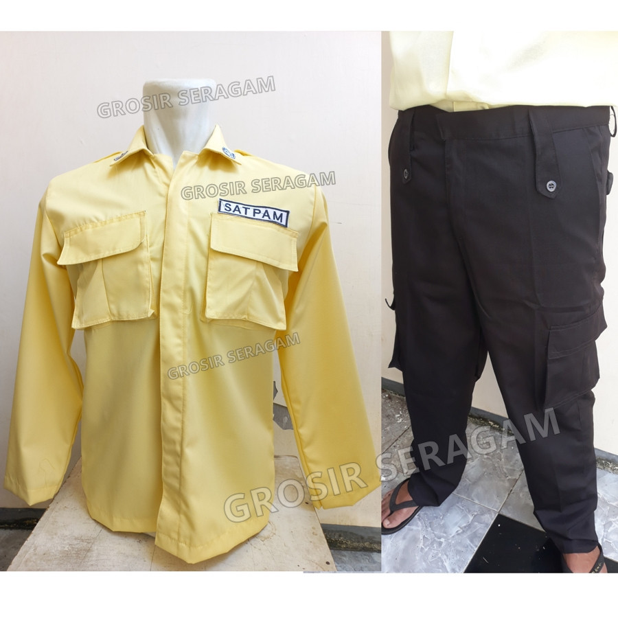Jual Seragam Satpam Seragam PDL Security / Seragam PDL Satpam Terbaru 2021 / Seragam Dinas ...