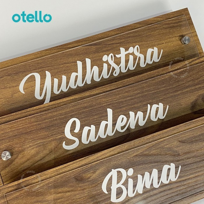 Jual Custom Nomor Kamar Nama Ruangan Sign Board Papan Kantor Room ...