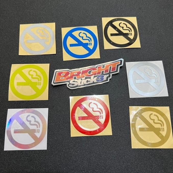 Jual Sticker Dilarang Merokok Stiker No Smoking Cutting | Shopee Indonesia