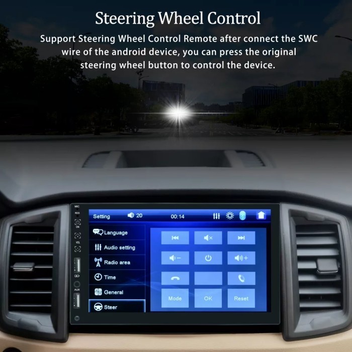 Jual Headunit Bluetooth Single Din Android Head Unit Radio Car ...