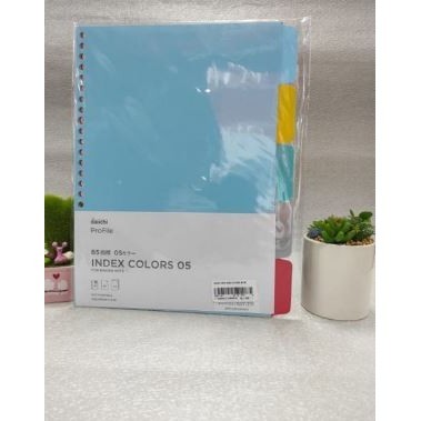 Jual Daiichi- Index Divider Colors 05 Ukuran B5 | Shopee Indonesia