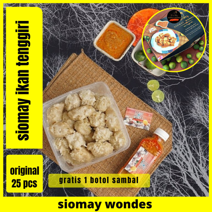 Jual Siomay Somay Ikan Tenggiri Frozen Isi 25 Pcs Halal Wondes | Shopee ...