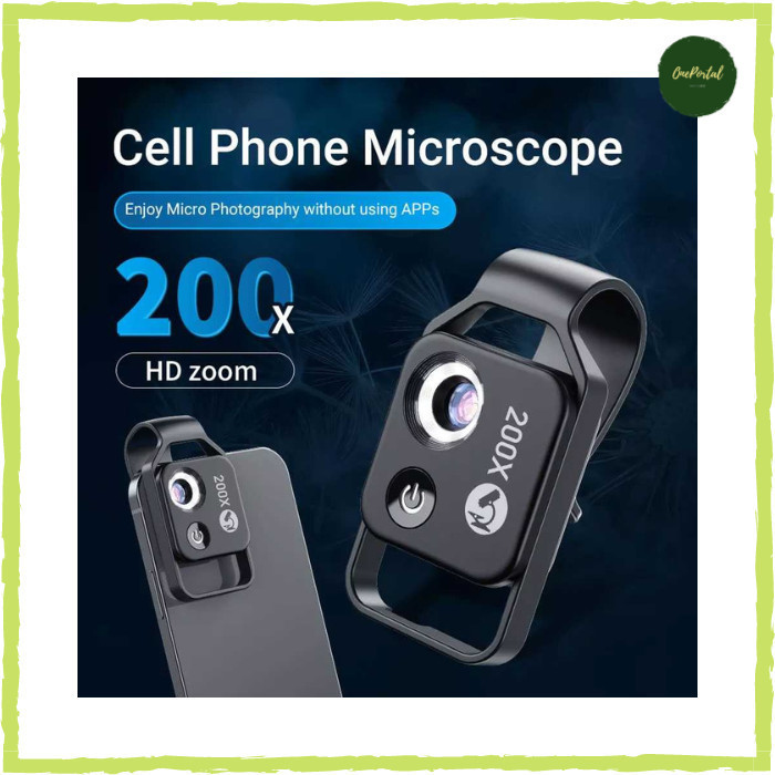Jual Mikroskop Lensa Microscope Smartphone 200X Magnification Lens ...