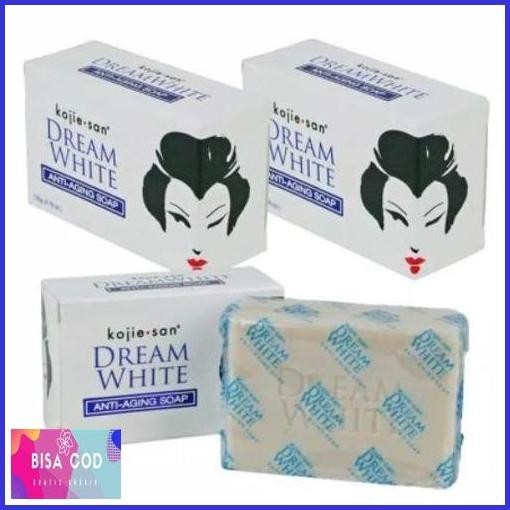 Jual Hot Sale [ Dream 65 Gr ] Kojie San Dream White Anti Aging Soap 65 ...