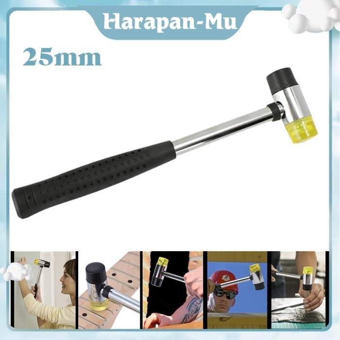 Jual Palu Plastik Palu Karet Rubber Hammer Soft Alat Pertukangan Hand ...