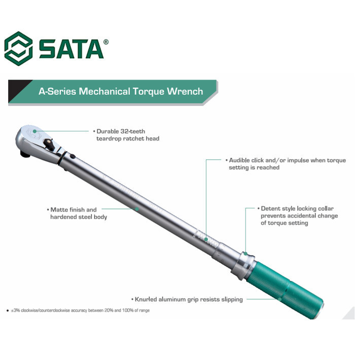Jual Jual Baru Torsi 96311 1/2" Dr A-Series Mechanical Torque Wrench 20 ...