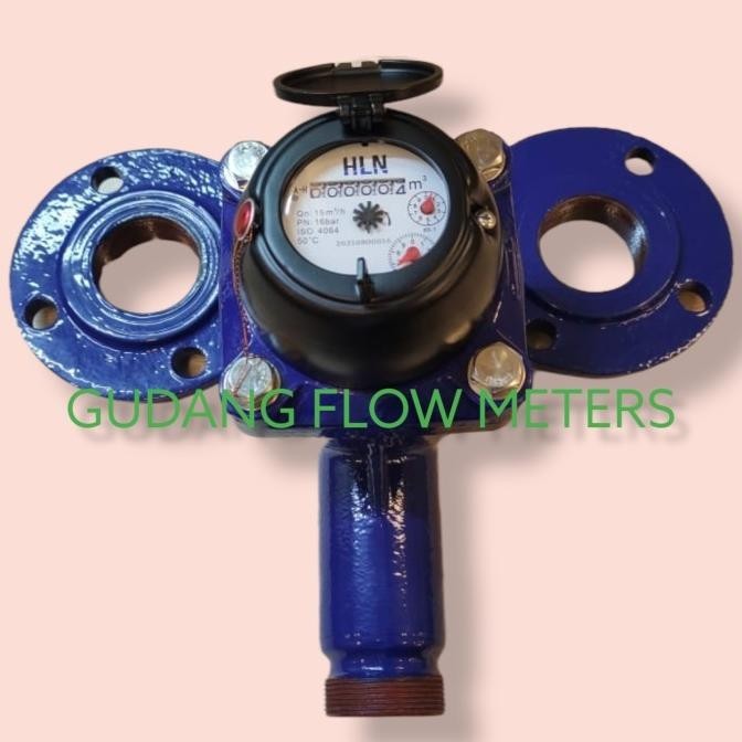 Jual Jual Flow Meter Air Limbah Merk Hln 1 1/2 Inch Dn40Mm | Shopee ...