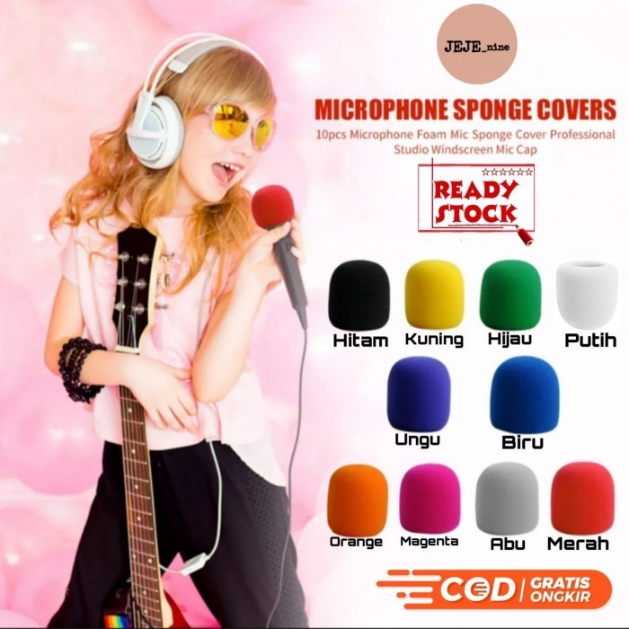 Jual Busa Mic Condensor Besar- Spon Condenser Extra Large -Foam Mic ...