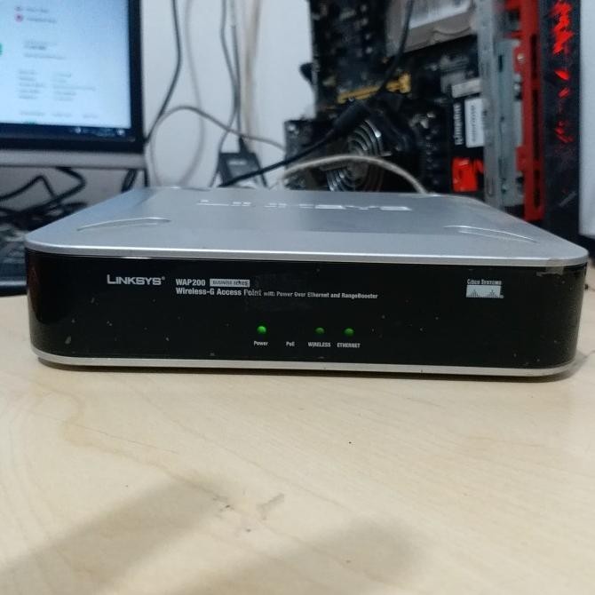 Jual Cisco WAP200 Wireless-G Access Point PoE Rangebooster Murah ...