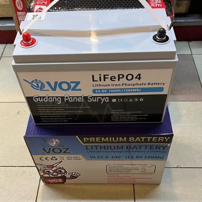 Jual Aki Lithium Voz Battery Lithium Lifepo4 12,8V 100Ah 12,8V 100Ah ...