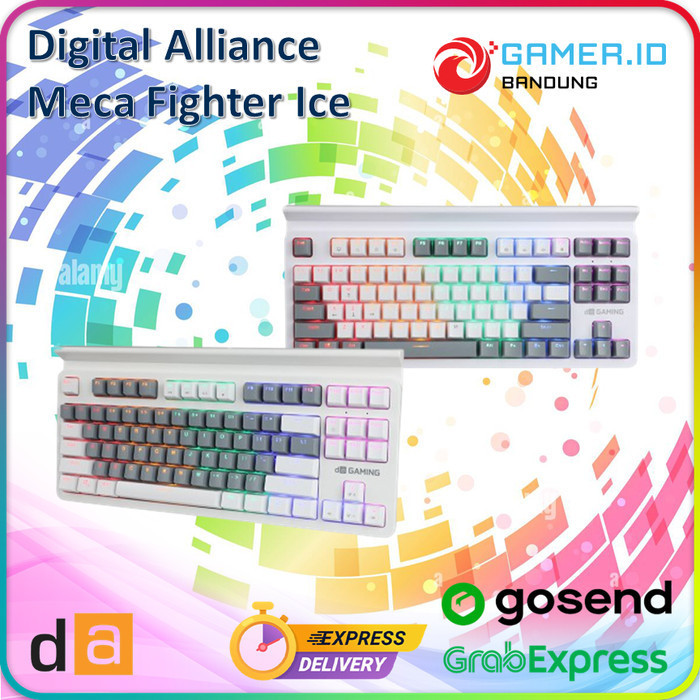Jual Ready Digital Alliance MECA Fighter TKL Wired Mech Keyboard Phone ...