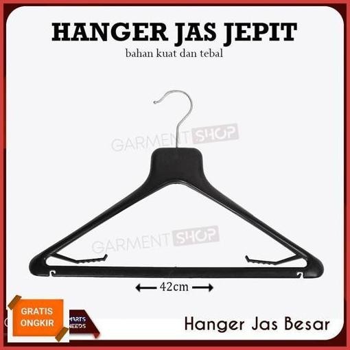 Jual Original Hanger Jas Jepit / Gantungan Jas Besar Harga Discount ...