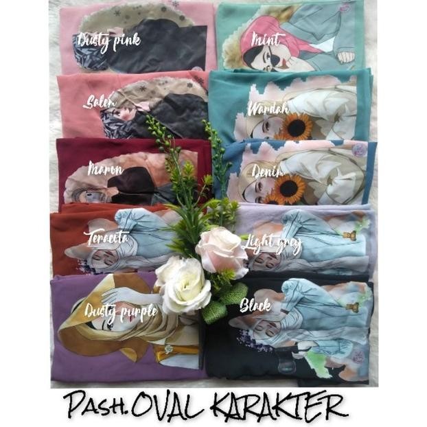 Jual Pashmina Oval Ceruty Sablon Barbie/Jilbab Karakter/Hijab Motif ... Jual Pashmina Oval Ceruty Sablon Barbie/Jilbab Karakter/Hijab Motif ...
