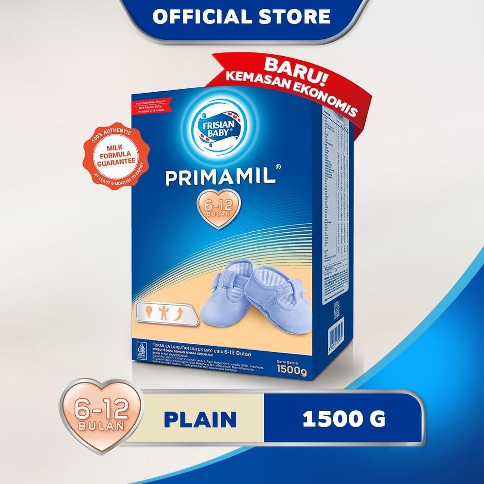 Jual m-4 Frisian Flag Baby Primamil 1500 gr Susu Formula Bayi (6-12 ...