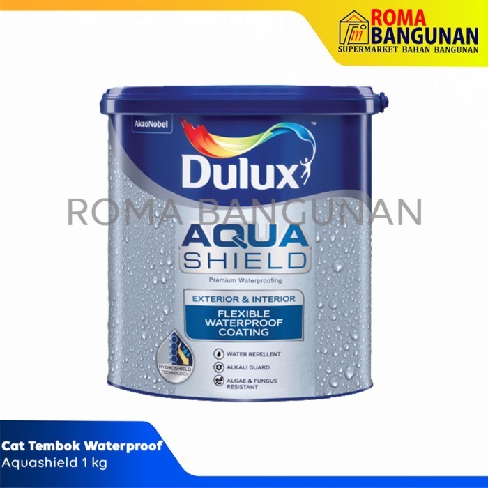 Jual Cat Tembok Waterproof Dulux Aquashield 1 Kg | Shopee Indonesia