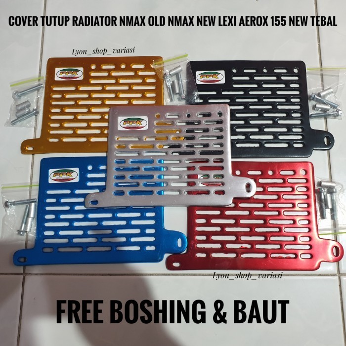 Jual Cover Tutup Radiator Nmax Old Nmax New Lexi Aerox 155 Ppk Racing ...
