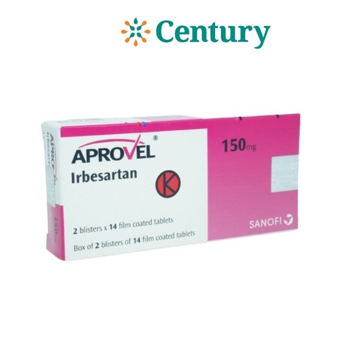 Jual APROVEL 150MG 1 STRIP ISI 14 TABLET / IRBESARTAN 15 MG / OBAT ...