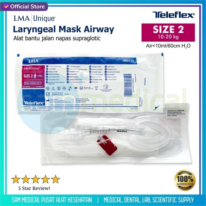Jual Ready LMA Unique Laryngeal Mask Airway Alat Bantu Pernafasan ...