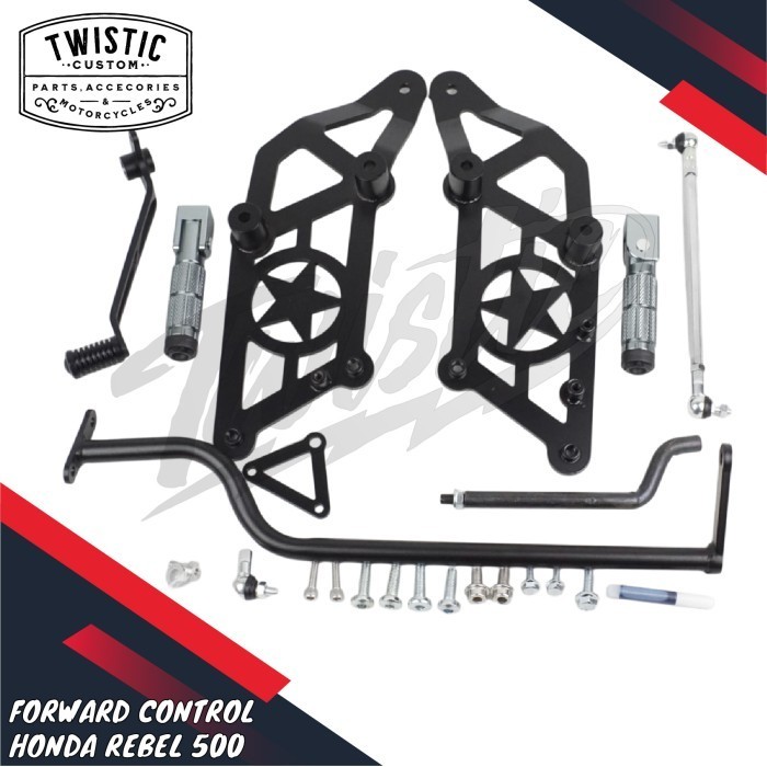 Jual Forward Control Footstep Foot Peg Pedal Rem Kit Set Motor Honda ...