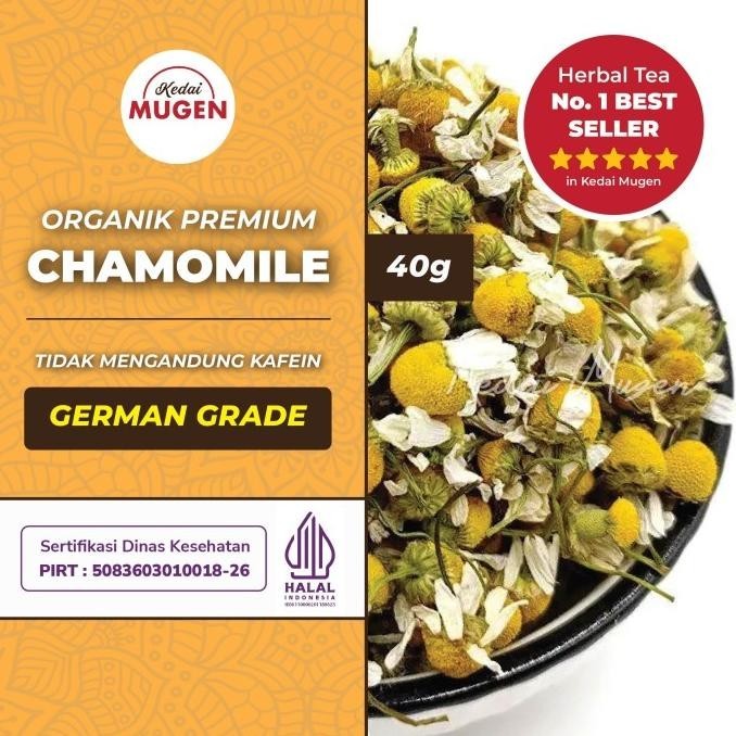 Jual Chamomile Herbal Tea German Grade/Teh Bunga Camomile Kedai Mugen ...