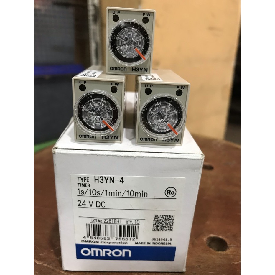 Jual Timer Omron H3Yn-4 1S/10S/1Min/10Min 24Vdc Original | Shopee Indonesia
