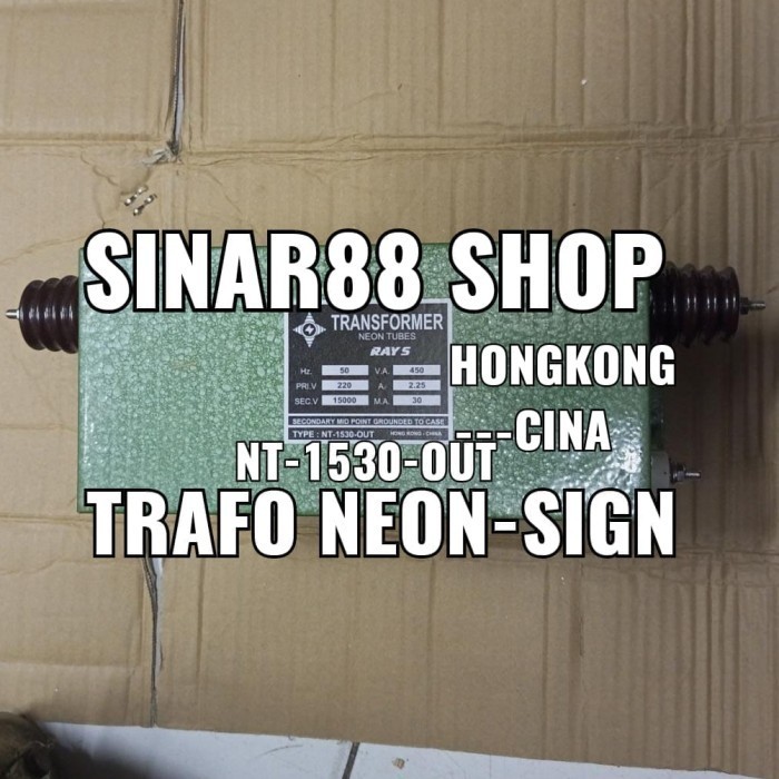 Jual TRAVO TRAFO NEON SIGN TUBES TRANSFORMER TYPE : T151122 | Shopee ...