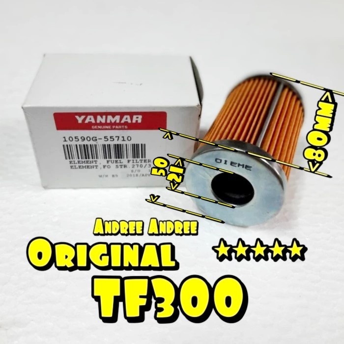 Jual +%+%+%] TF300 Element Saringan Filter Solar Yanmar TF-300 TF 300 ...