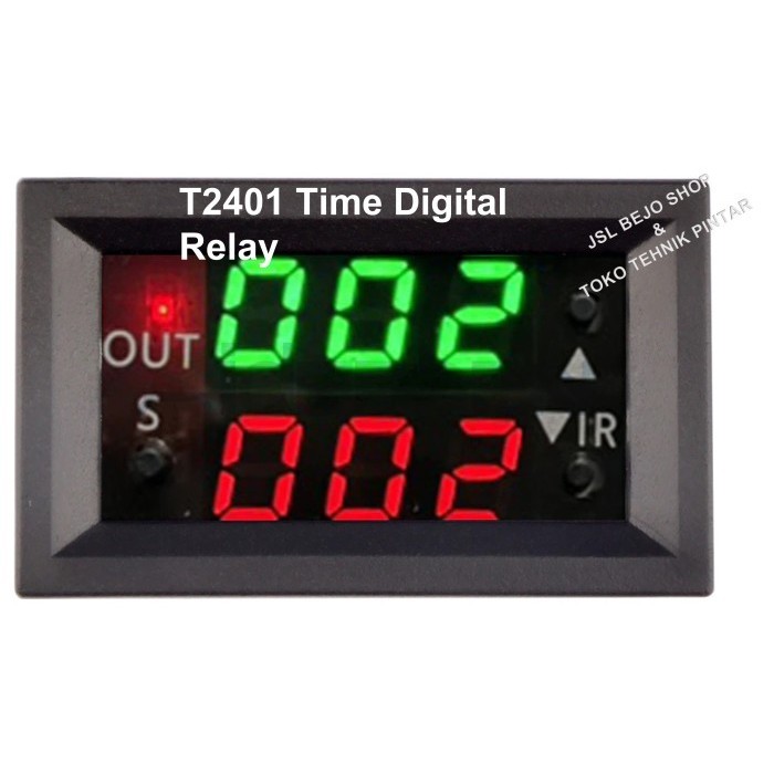 Jual Timer Digital LED Dual Display 0-999 Adjustable 12V Modul Relay | Shopee Indonesia