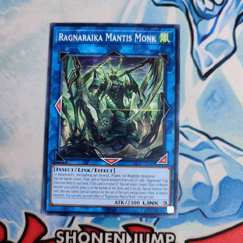 Jual yugioh AE ragnaraika mantis monk LEDE-AE048 C original | Shopee ...
