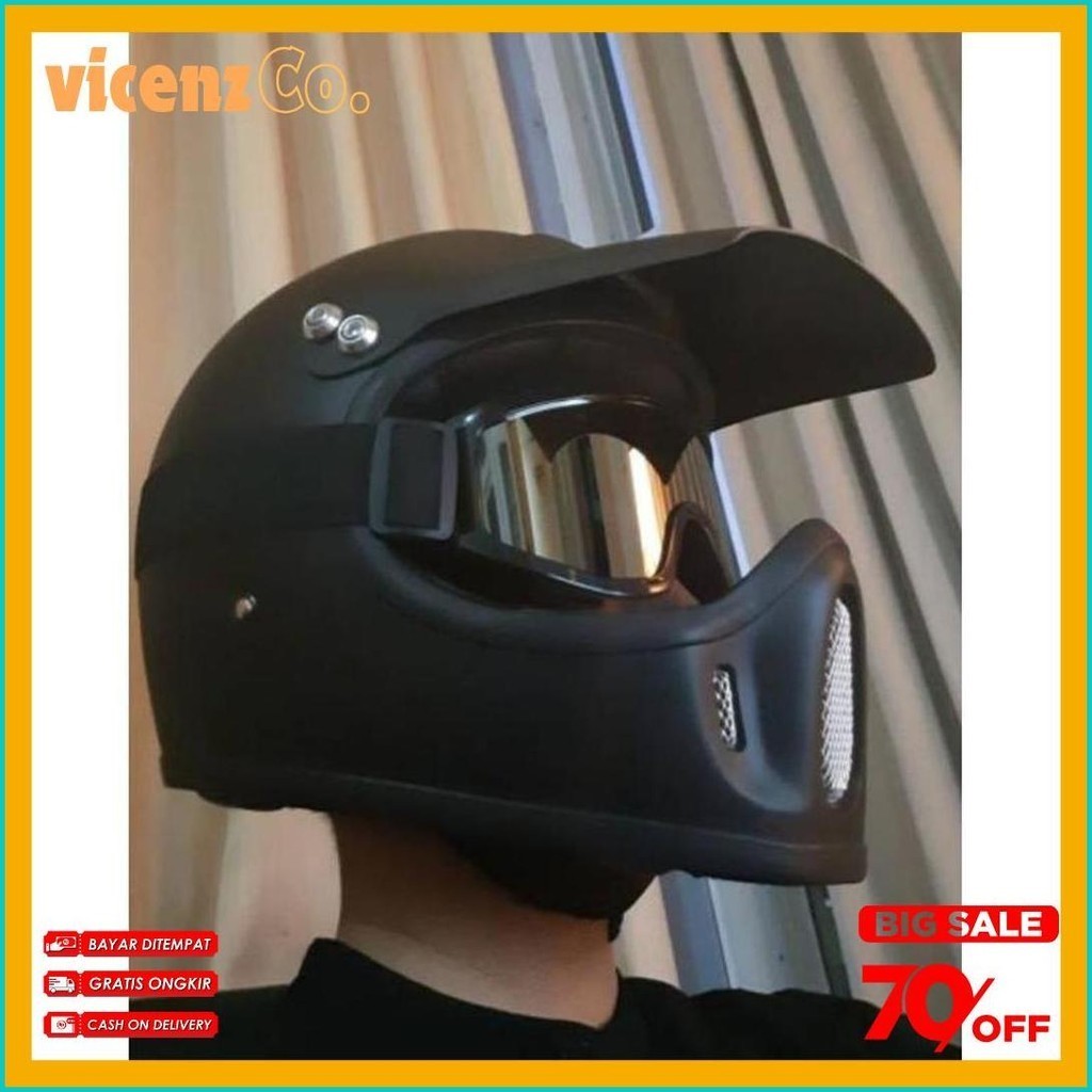 Jual Kacamata Helm Motor G0001 Trail Cross Cakil Safety Goggles Anti ...