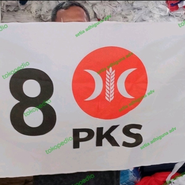 Jual bendera partai pks 60x90 | Shopee Indonesia