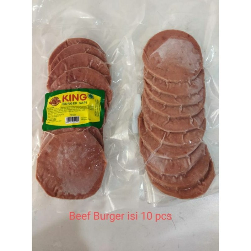 Jual Beef Burger King Food isi 10 pcs | Shopee Indonesia