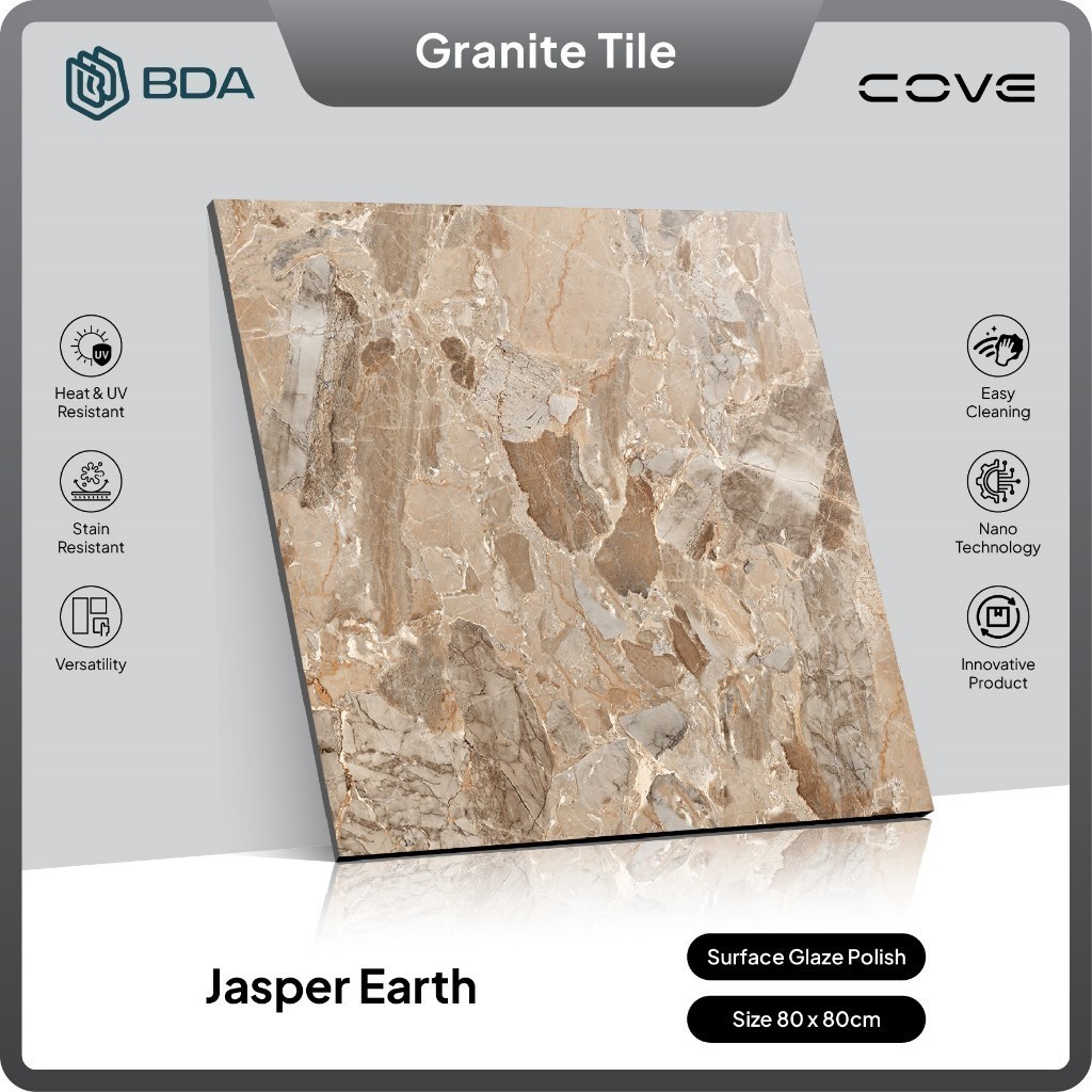 Jual BDA Granite Tile Granit 80x80 Keramik Lantai Keramik Dinding ...