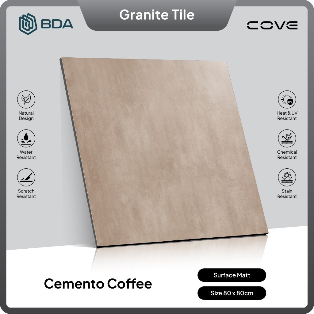 Jual Cove Granite Tile Cemento Coffee 80x80 Granit / Keramik Lantai ...