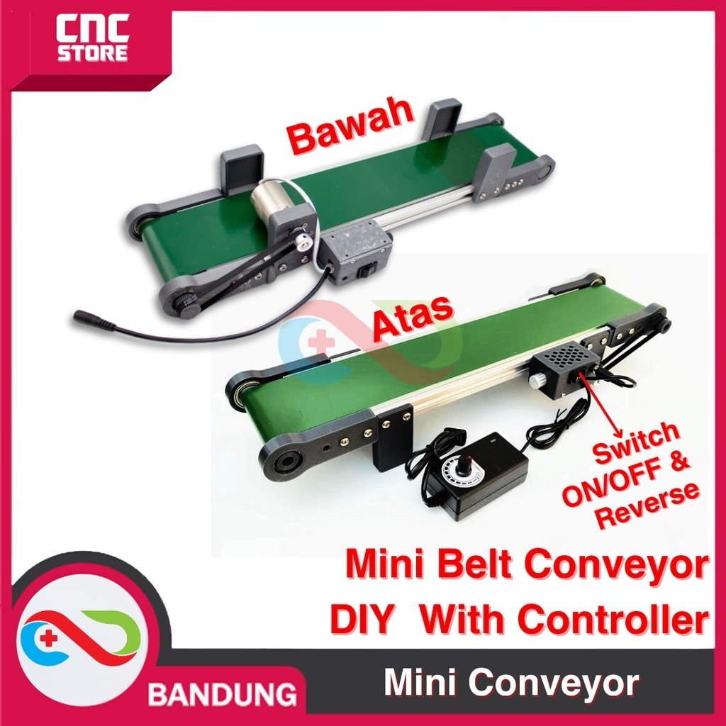 Jual MINI BELT CONVEYOR MINI CONVEYOR DIY SET WITH CONTROLER PWM ...