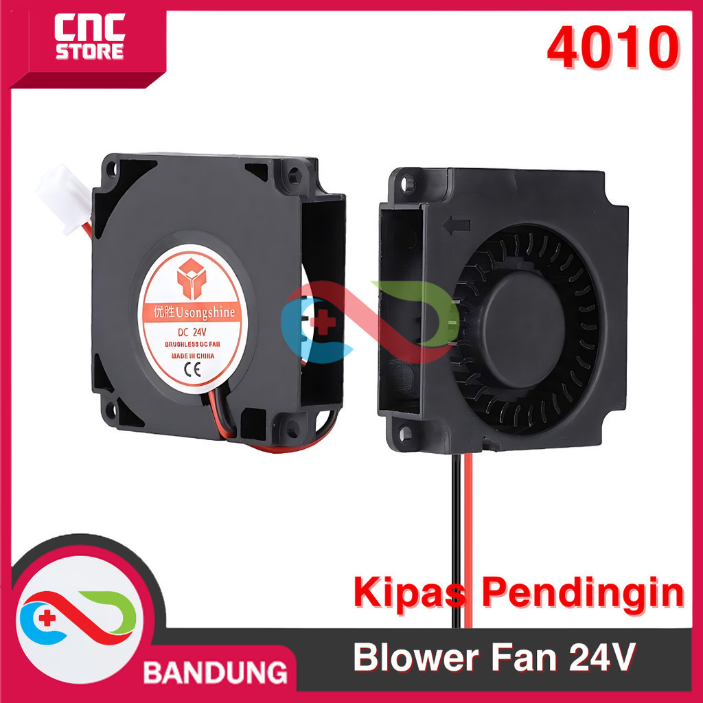 Jual CREALITY 4010 BLOWER FAN 24V DC COOLER HOTEND COOLING FAN | Shopee ...