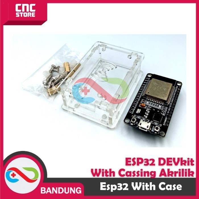 Jual ESP32 DOIT WIFI BLUETOOTH IOT DEVELOPMENT BOARD WITH CASE AKRILIK | Shopee Indonesia