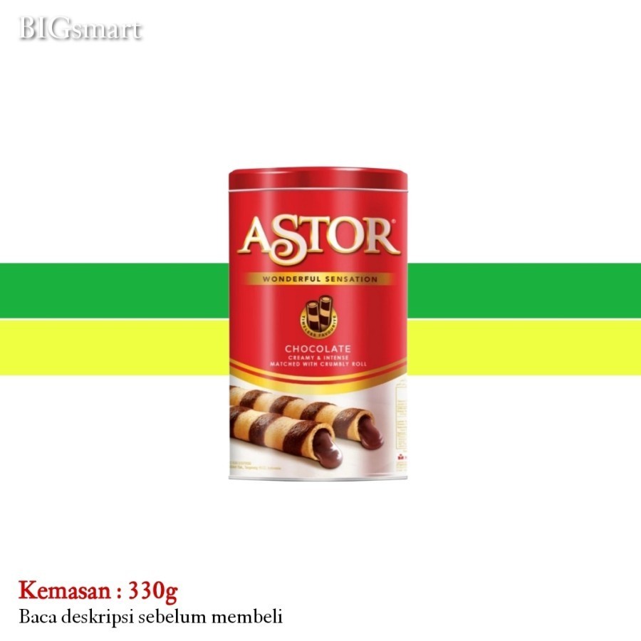 Jual ASTOR Wafer Stick Double Chocolate 330 g | Shopee Indonesia